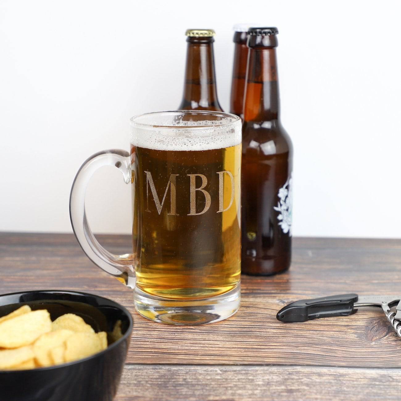 Personalised Engraved Glass Tankard | Proper Goose